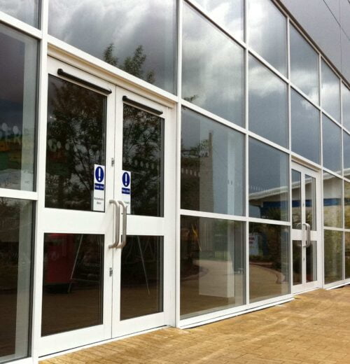 Aluminium Commercial Entrance Systems - Combat Doors Ltd