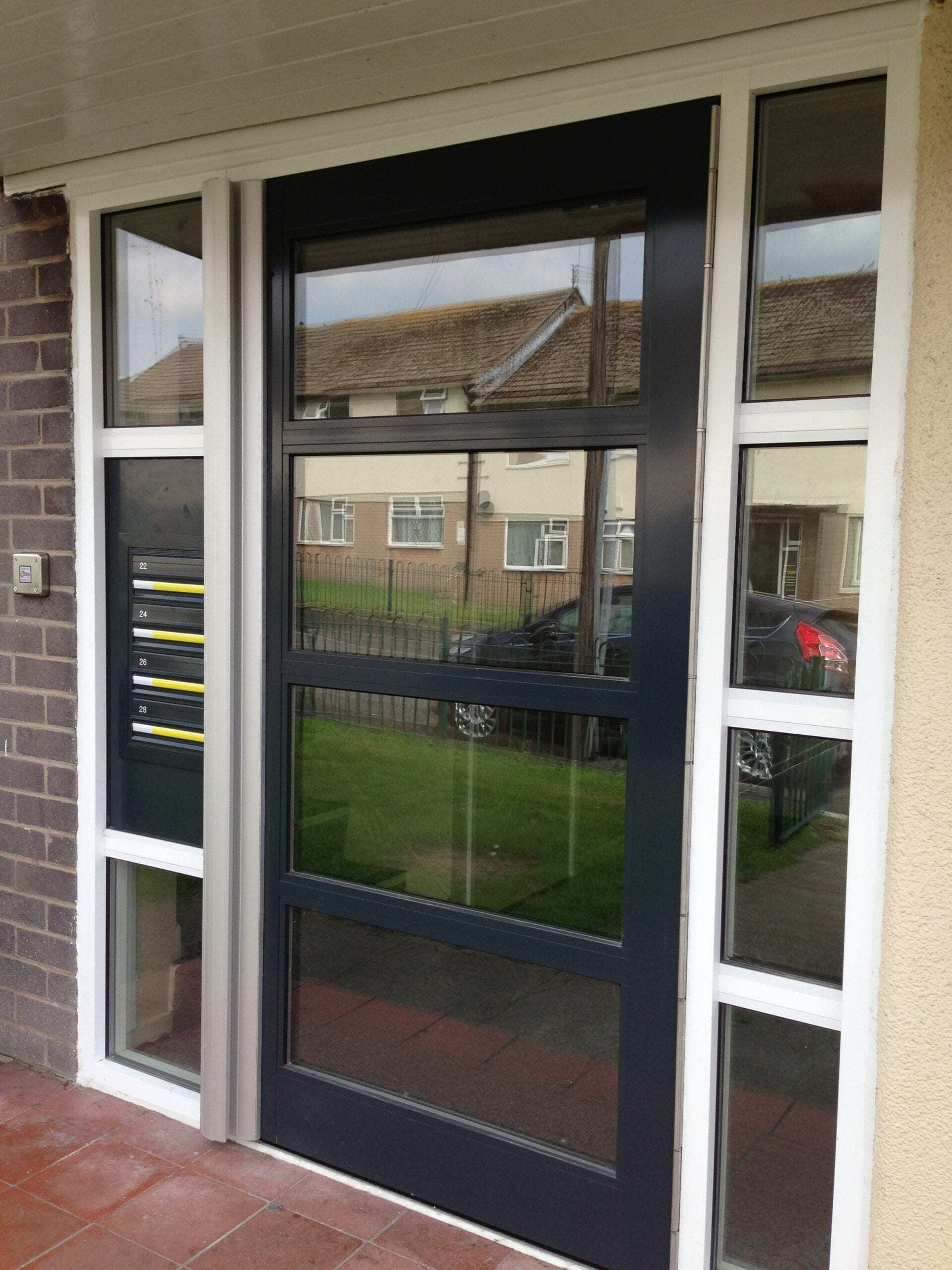 Aluminium Commercial Entrance Systems - Combat Doors Ltd